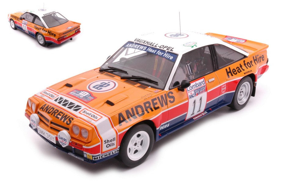 OPEL MANTA B 400 N.11 RAC RALLY 1985 BROOKES/BROAD 1:18 – NyeModelbiler.dk