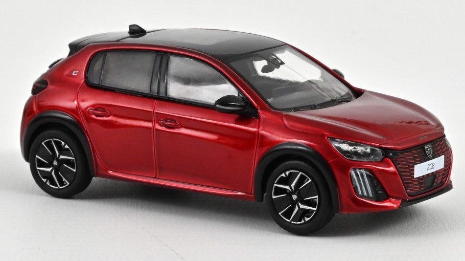 PEUGEOT 208 GT 2024 ELIXIR RED 1:43 – NyeModelbiler.dk