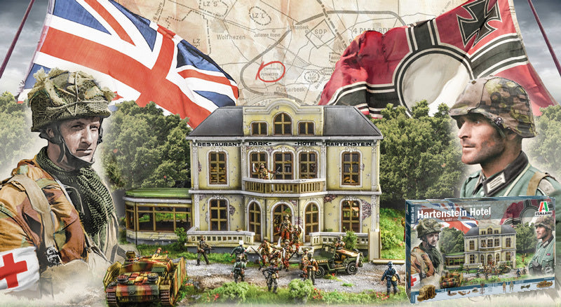 SEPTEMBER 1944 OPERATION MARKET/GARDEN HAERTENSTEIN HOTEL KIT 1:72 ...