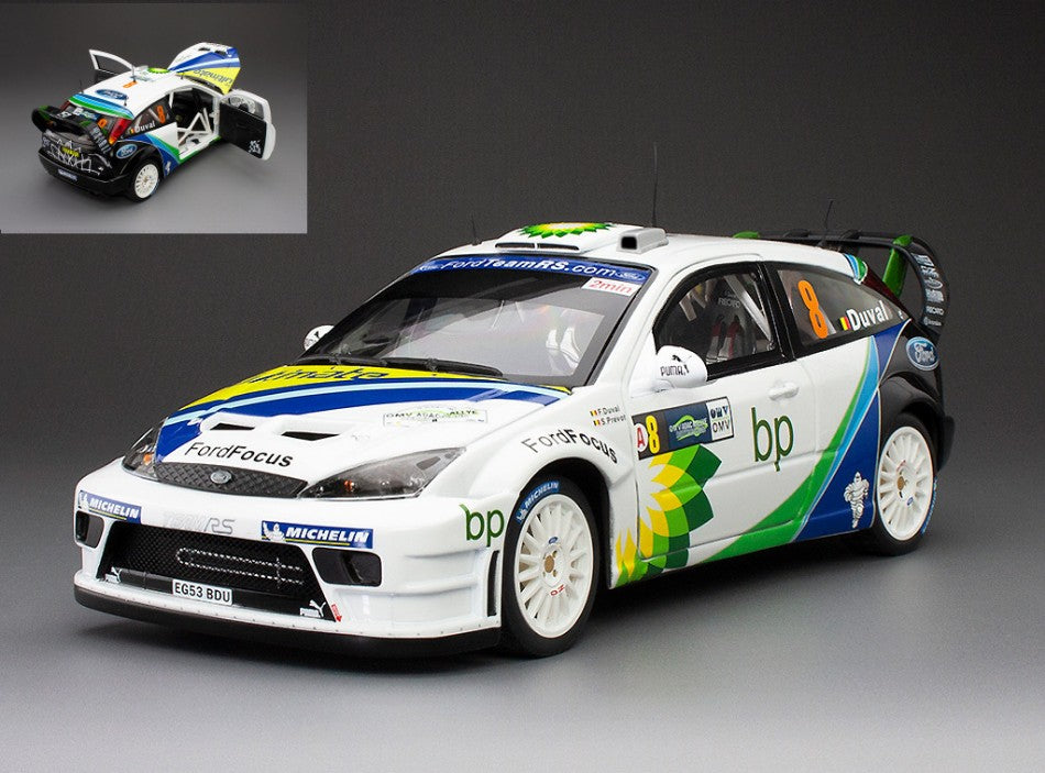 FORD FOCUS RS N.8 2nd RALLY GERMANY 2004 F.DUVAL-S.PREVOT 1:18 ...