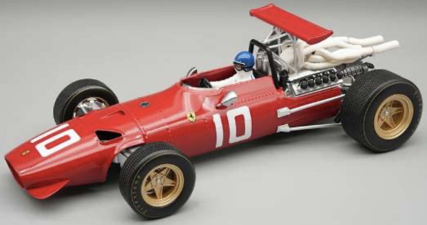FERRARI F1 312 SCUDERIA FERRARI N 10 DUTCH GP (with pilot figure) 1968 ...
