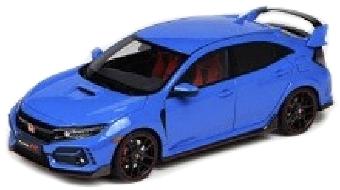 HONDA CIVIC TYPE-R (FK8) 2020 BLUE 1:18 – NyeModelbiler.dk