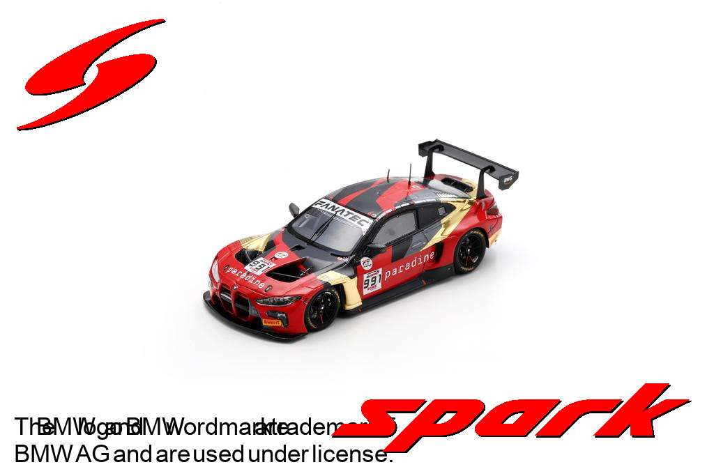 BMW 4-SERIES M4 GT3 3.0L TURBO TEAM CENTURY MOTORSPORT N 991 24h SPA 2 ...